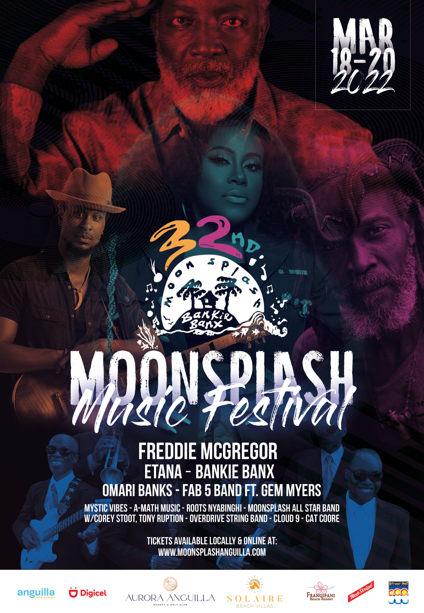 32° edizione del Moonsplash Music Festival di Anguilla | Anguilla Caraibi